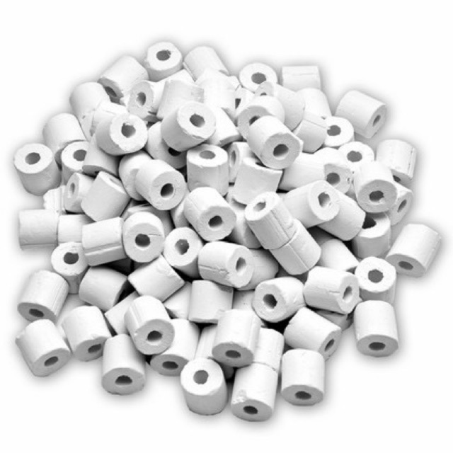 1kg Ceramic Bio Ring Aquarium Fish Tank Bacteria House Home Biological ...