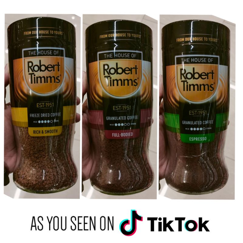 Australia Robert Timms Instant Coffee - Espresso/Full Bodied/Rich ...