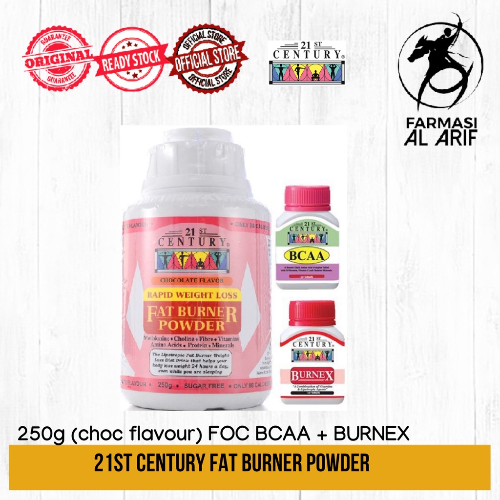 21st Century Rapid Weight Loss, Fat Burner Powder FOC Burnex and BCAA ...