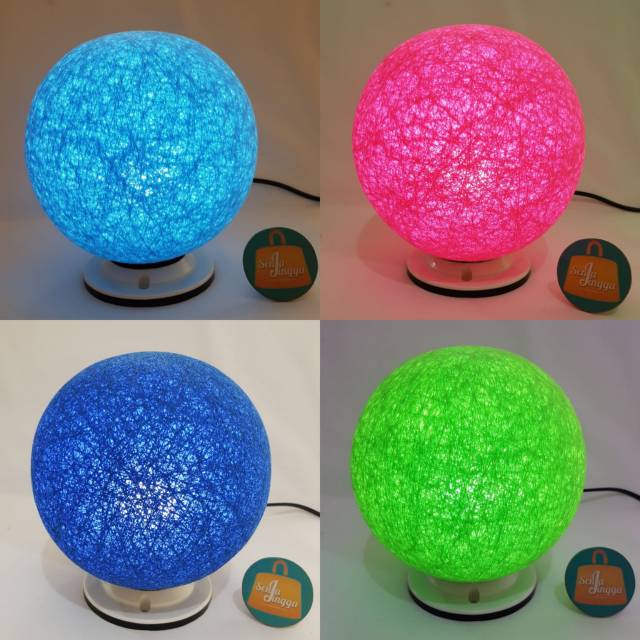 Plain Color Ball Sleeping Lamp Yarn Lantern Hand Craft Unique handmade ...