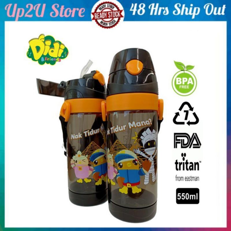 Didi & Friends Limited Edition Tritan Water Bottle With Straw [550ml] |Boto Air Minuman Didi Oem ...