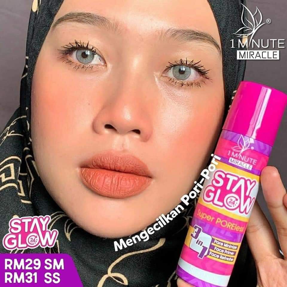 1 MINUTE MIRACLE SPRAY GLOW - STAY GLOW 1MM 🔥ORIGINAL | Shopee Malaysia