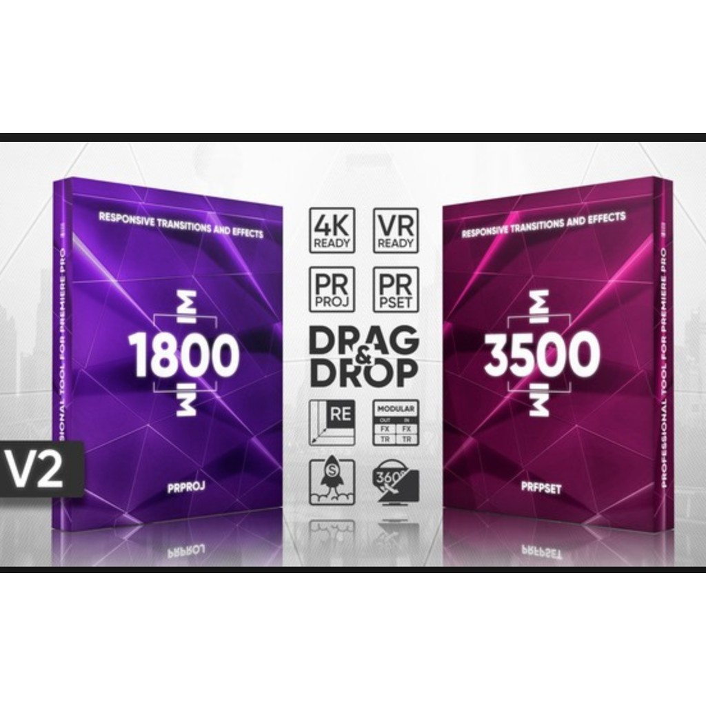 5000 Transitions Presets Pack - Premiere Pro (Drag & Drop) | Shopee ...