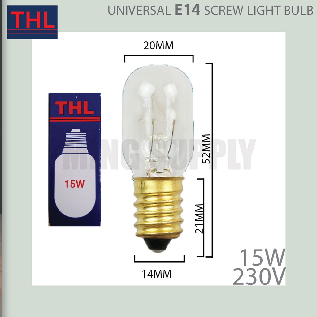 [READY STOCK] THL Tungsram E14 15W Tabular Lamp/ Salt lamp ...