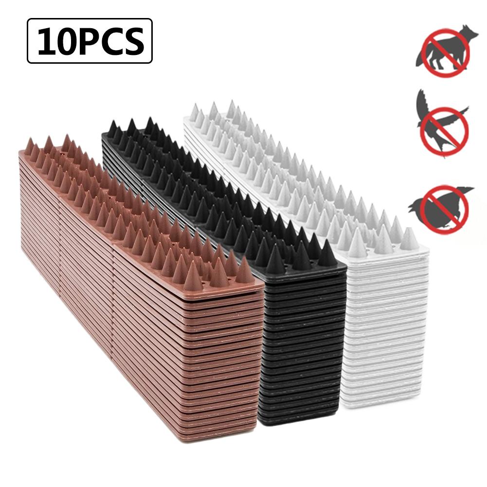 10PCS Plastic Bird Spike Wall Fence Spikes Yard Bird Spikes for Anti ...