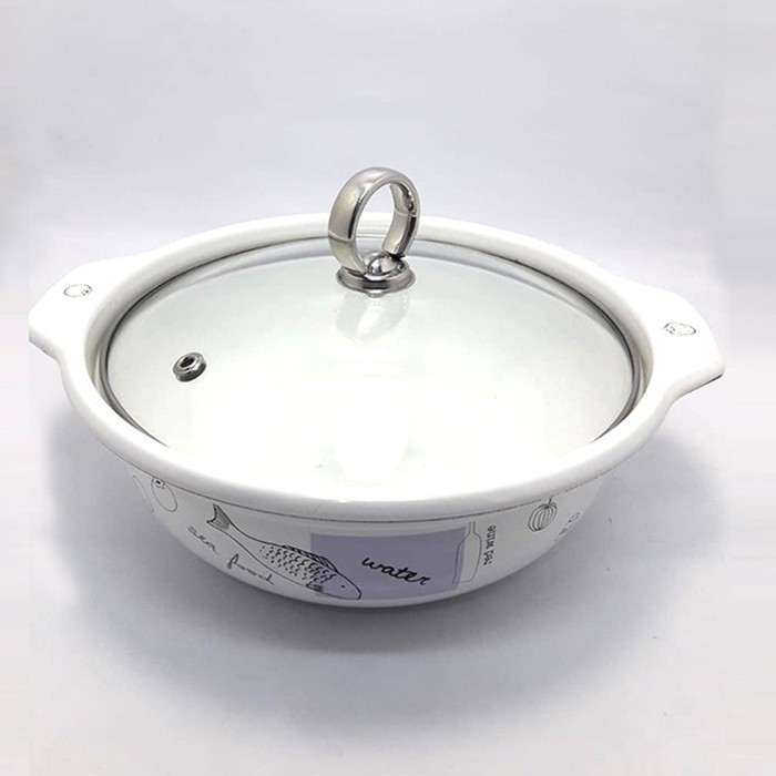 Yose NABE 18cm FAMILY COOKINg / SAPO ENAMEL / ENAMEL PAN / MEDICINE PAN ...