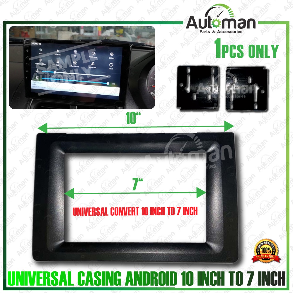 Universal Convert Android Double Din Player Casing 10 Inch To 7 Inch ...