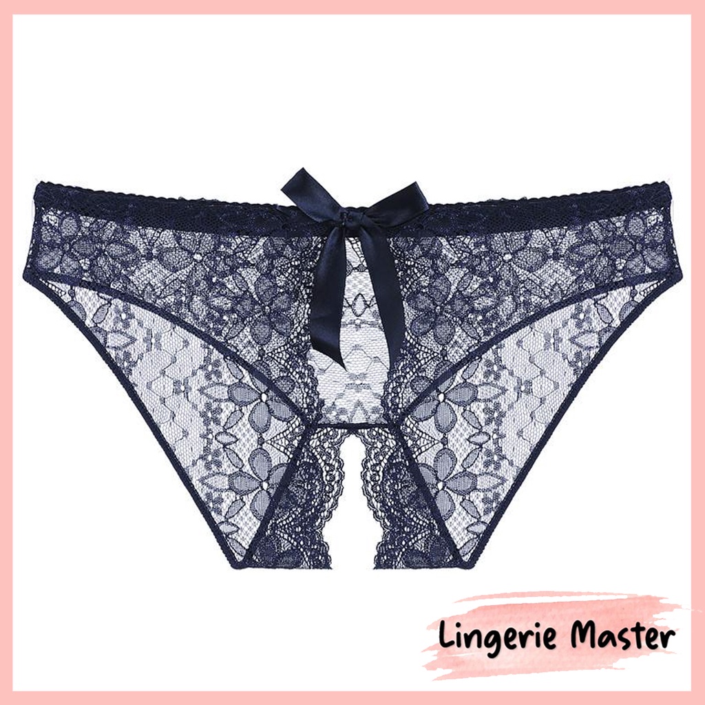 Lingerie MASTER] - (C-56) Sexy G String Open Lingerie Crotch Thongs ...
