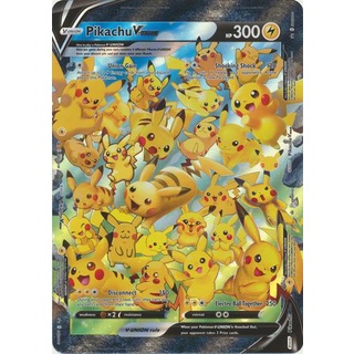 [Pokemon TCG Singles] swsh141-Pikachu V-Union Oversized Promo Pokemon ...