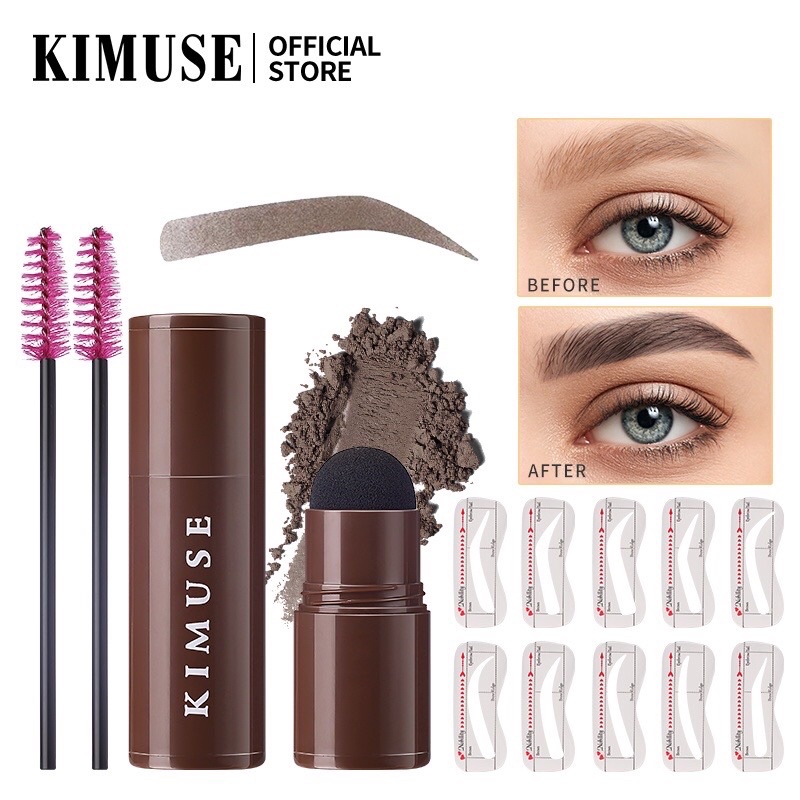 🔥 KIMUSE One step brow stamp Shaping kit 🔥 | Shopee Malaysia