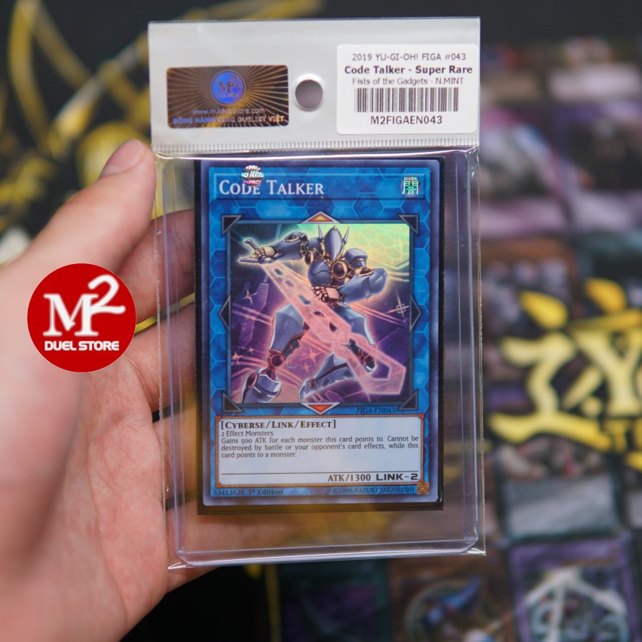 Yugioh FIGA-EN043 Code Talker Card - Super Rare - Free loader To Preserve And Deliver Products ...