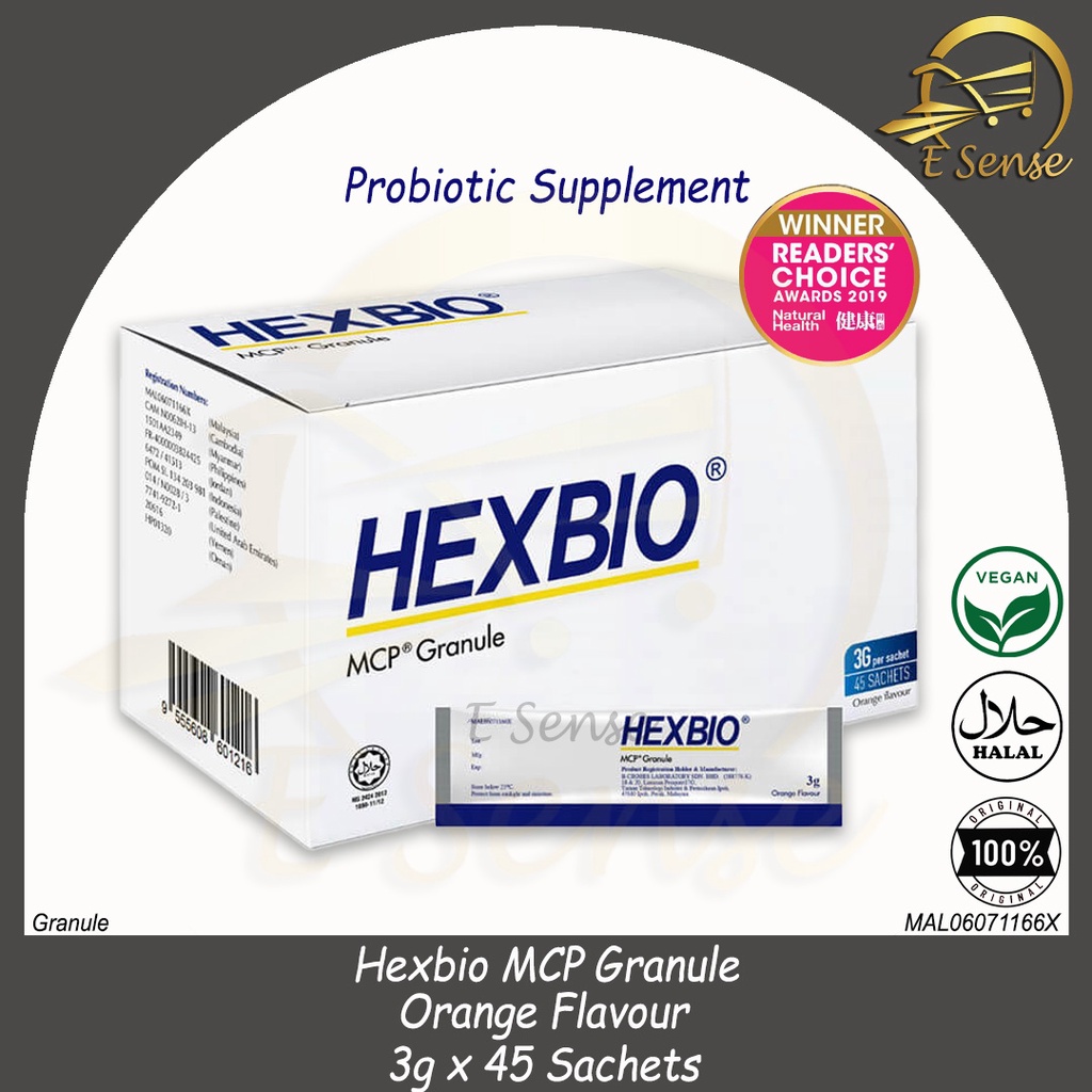 [E SENSE] Hexbio MCP Granule Probiotic Supplement (3gm x 14s / 3gm x ...