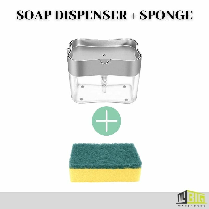 Soap Dispenser/Sponge Box Holder/Soap Pump Liquid/Sponge Holder/Bekas ...