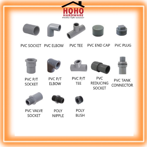 PVC Fitting / PVC Connector - Socket/Elbow/Tee - P/T Socket Elbow/Valve ...