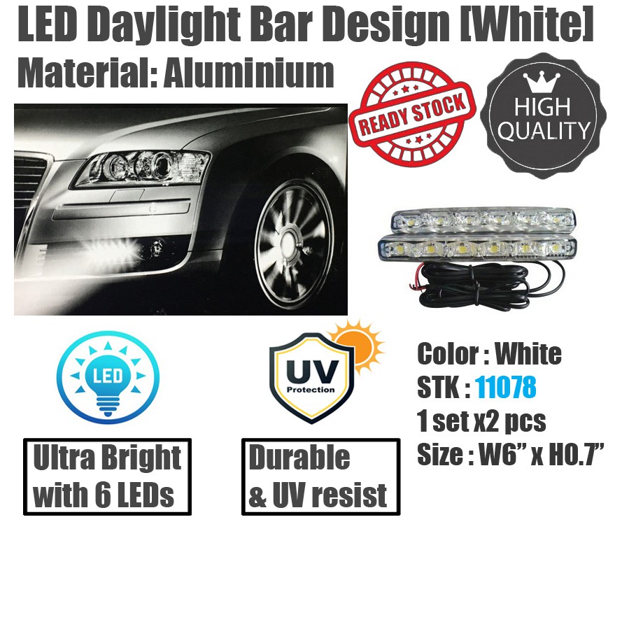 Universal White LED Daylight Bar Design Material Aluminium ( ULTRA ...