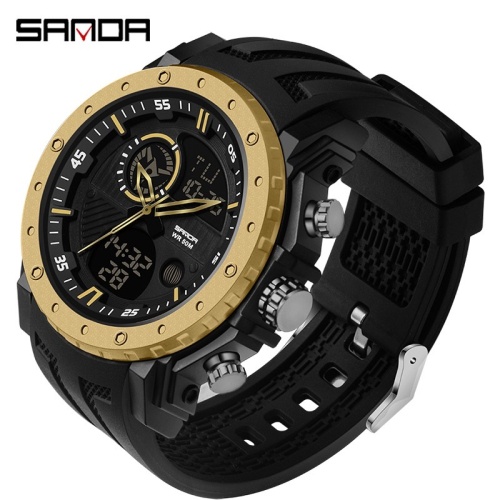 New SANDA Waterproof Men's Watch Military Luxury Multifunctional ...