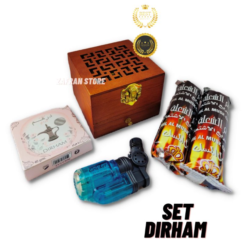 new bukhoor set box with extra arang / bukor set oud | Shopee Malaysia