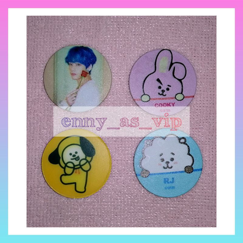 (Ready) Popsocket & Bt21 Griptok Bts (Taehyung) & Bt21 (Cooky, Chimmy ...