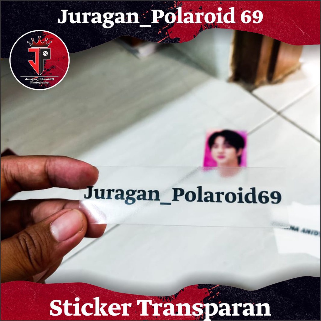 MINIMAL Transparent STICKER (MINIMUM ORDER 12 PCS) | Shopee Malaysia