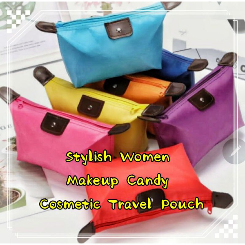 Fashion Storage colour MINI POUCH Cosmetic Bag Travel Makeup Bag Purse ...