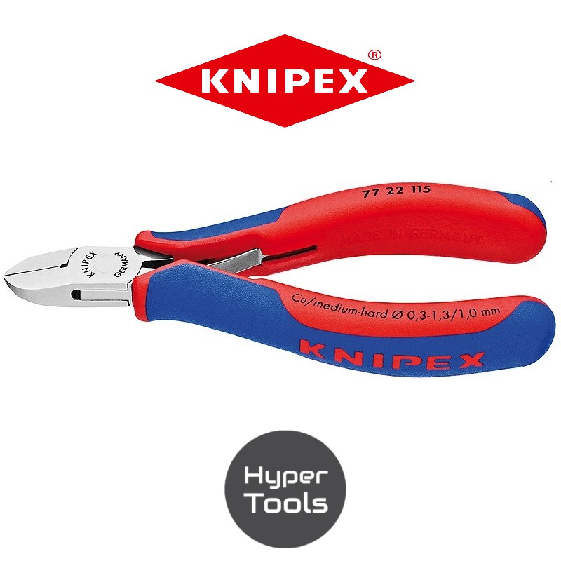 KNIPEX Electronics Diagonal Cutter - Model: 77 22 115 | Shopee Malaysia