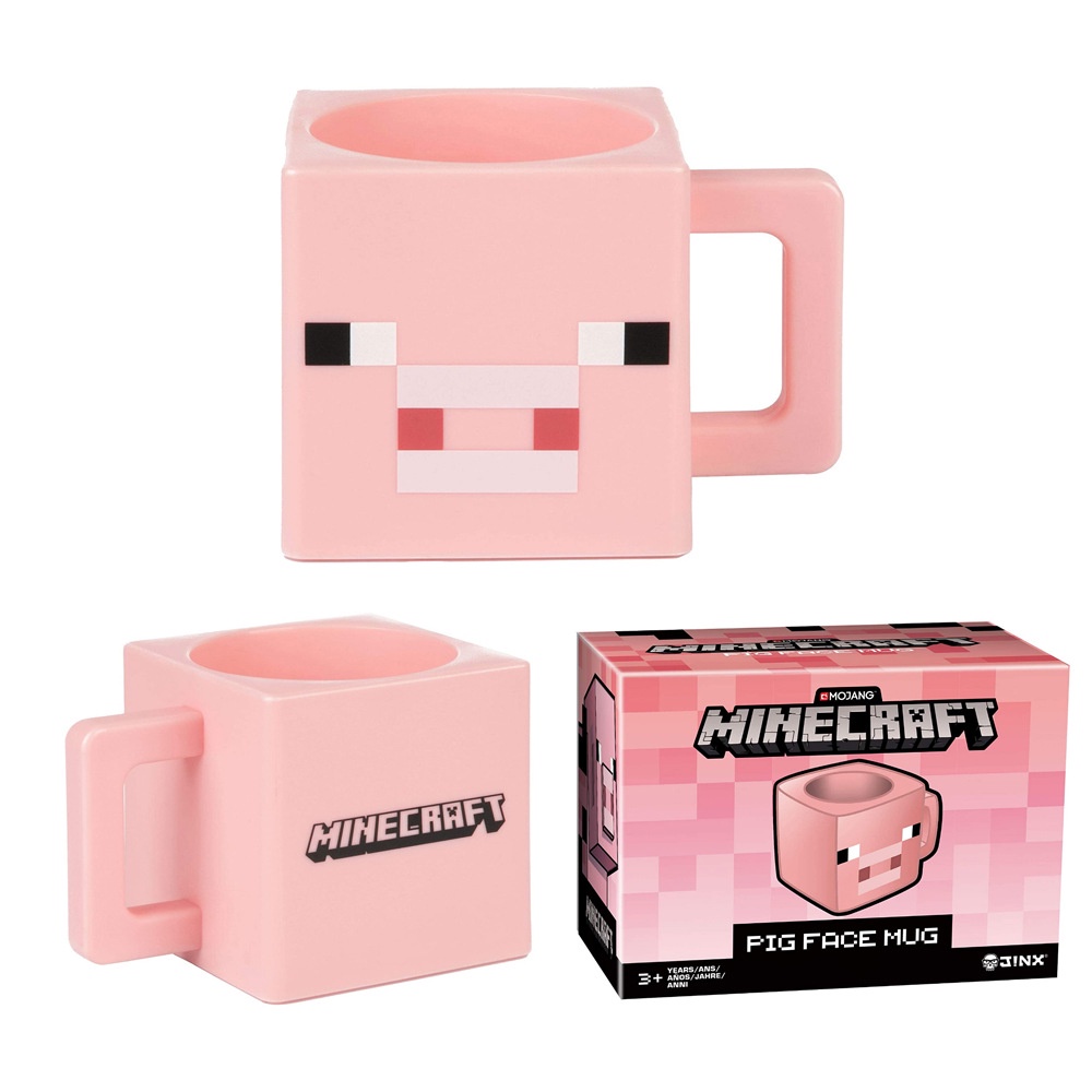 Minecraft Mugs Steve Ghast Enderman Creeper TNT Square HOBBY Game Plastic Water Cup Gift ...