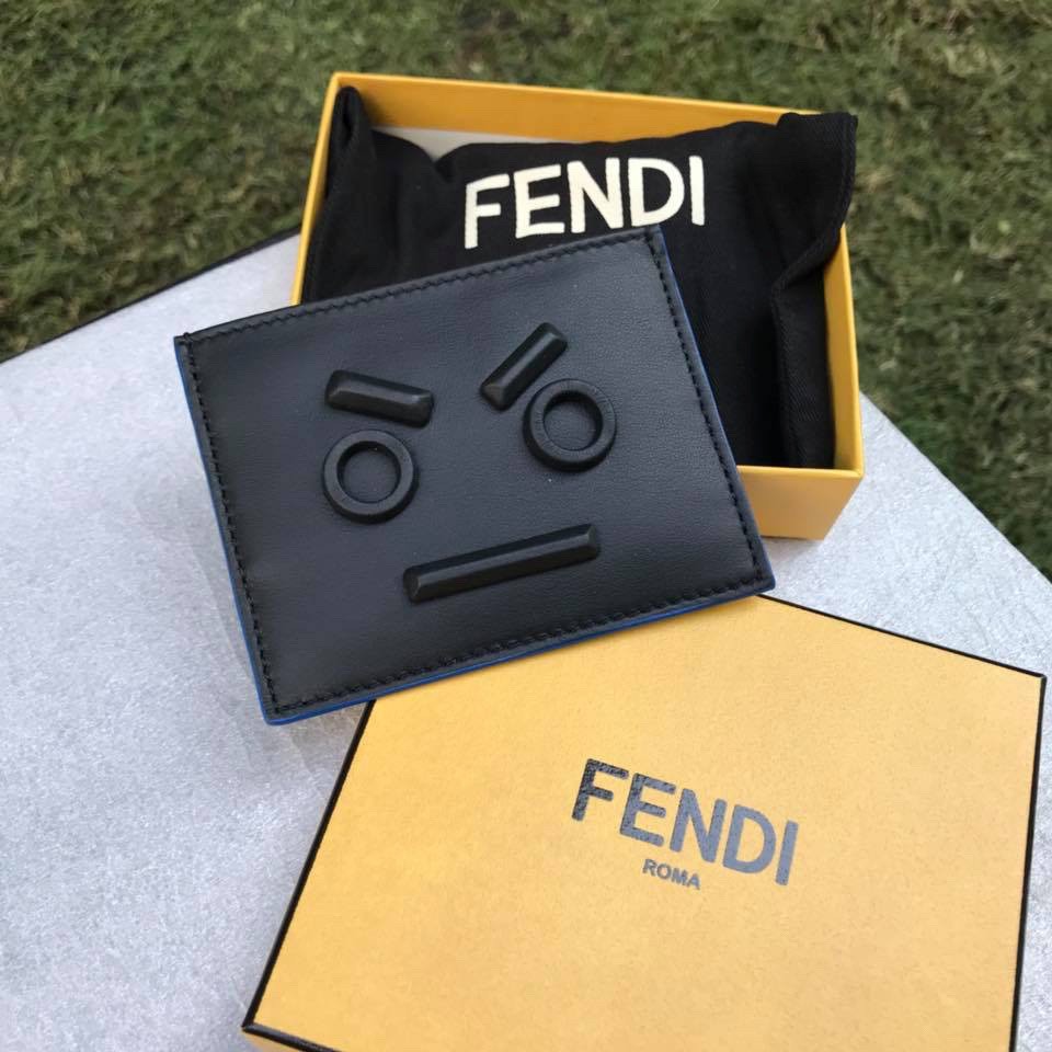 Authentic Fendi Three Slot Card Holder | Shopee Malaysia