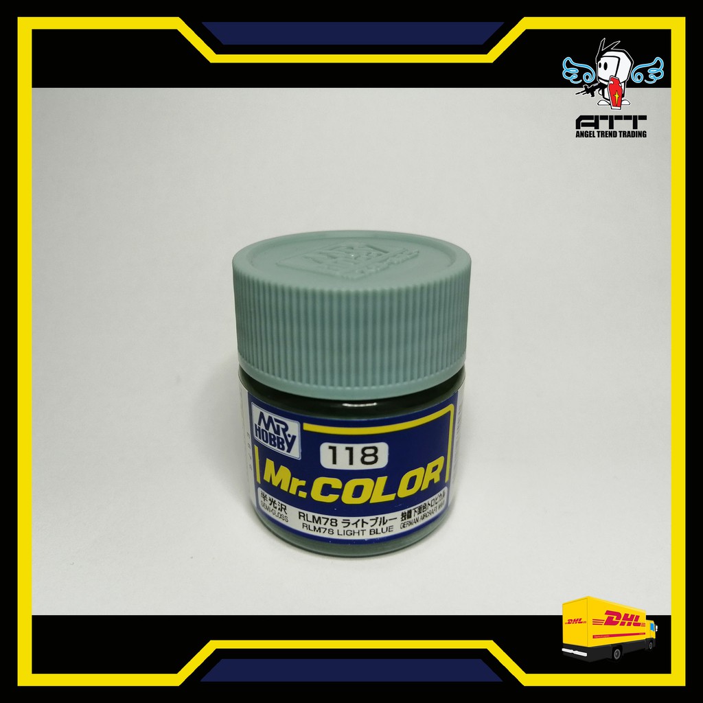 MR.COLOR 118 RLM78 LIGHT BLUE 10ML (Gunpla Gundam Paint Model Kit Tools ...