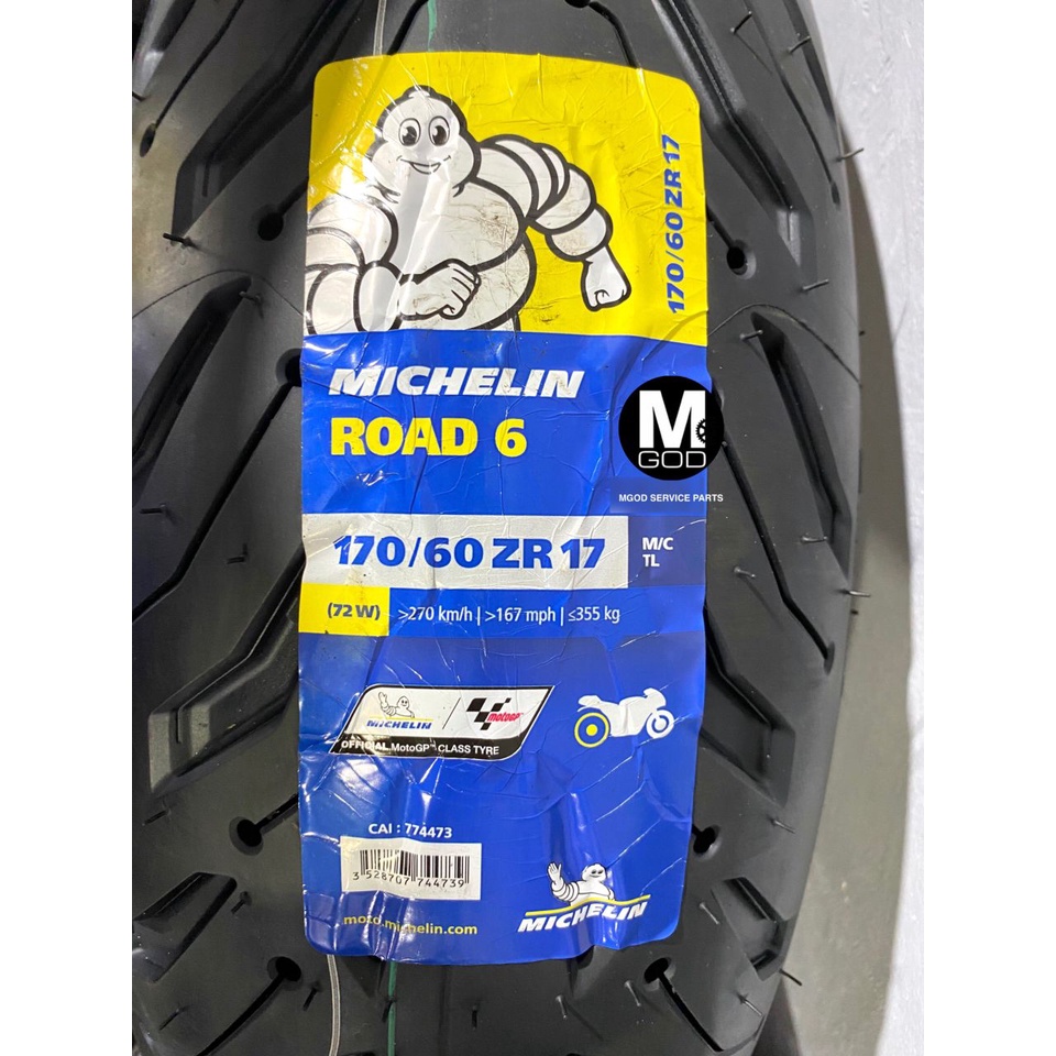 2022 MICHELLIN MICHELIN PILOT ROAD 6 PR6 MICHELIN PILOT ROAD 5 PR5 100% ...
