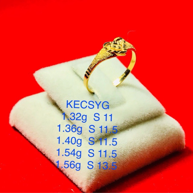 🔥CINCIN BAJET EMAS 916🔥S 11/1.32g,S 11.5/1.36g,S 11.5/1.40g/S 11.5/1.54g, S 13.5/1.56g🔥 | Shopee ...