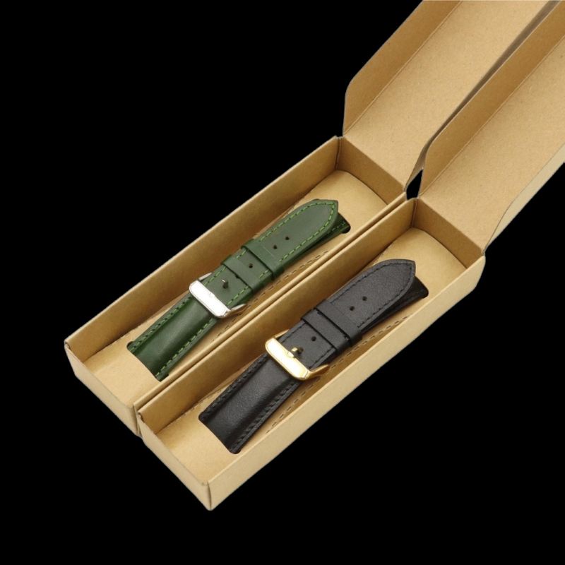 Japanese kraft paper watch strap box, handmade leather goods | Shopee ...