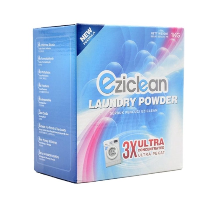 🔥BEST ITEM🔥EZICLEAN 3X ULTRA CONCENTRATED LAUNDRY POWDER | Shopee Malaysia