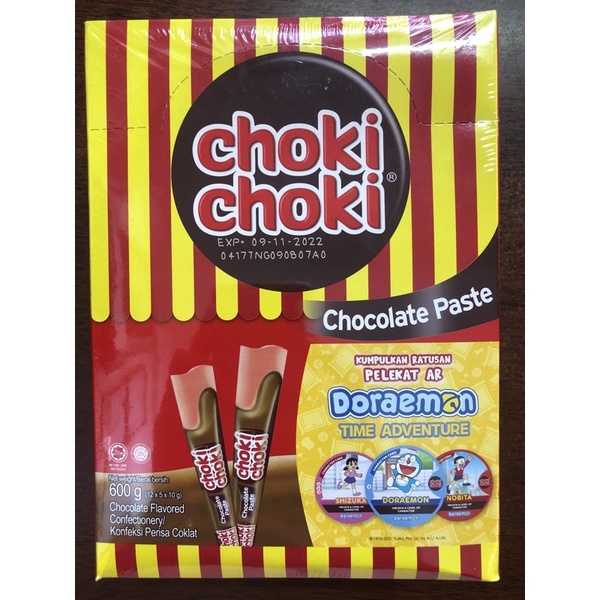 CHOKI CHOKI CHOCOLATE / CHOCOMILK / CHOCOCASHEW (10gX60 stick) | Shopee ...