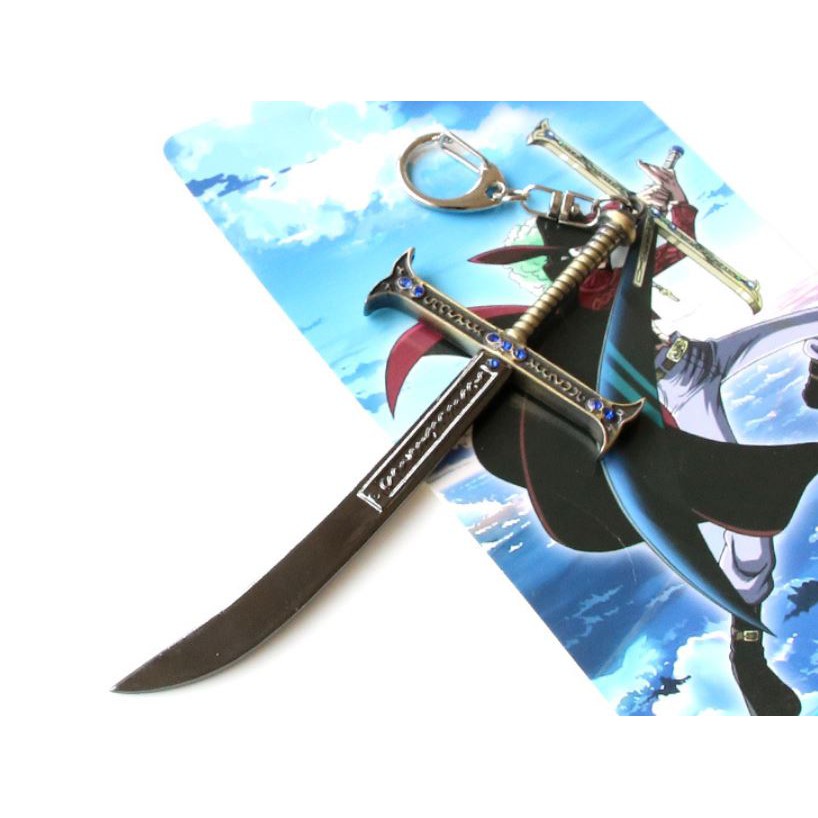 one piece Dracule Mihawk Hawk Eyes luffy necklace knife sword figure ...