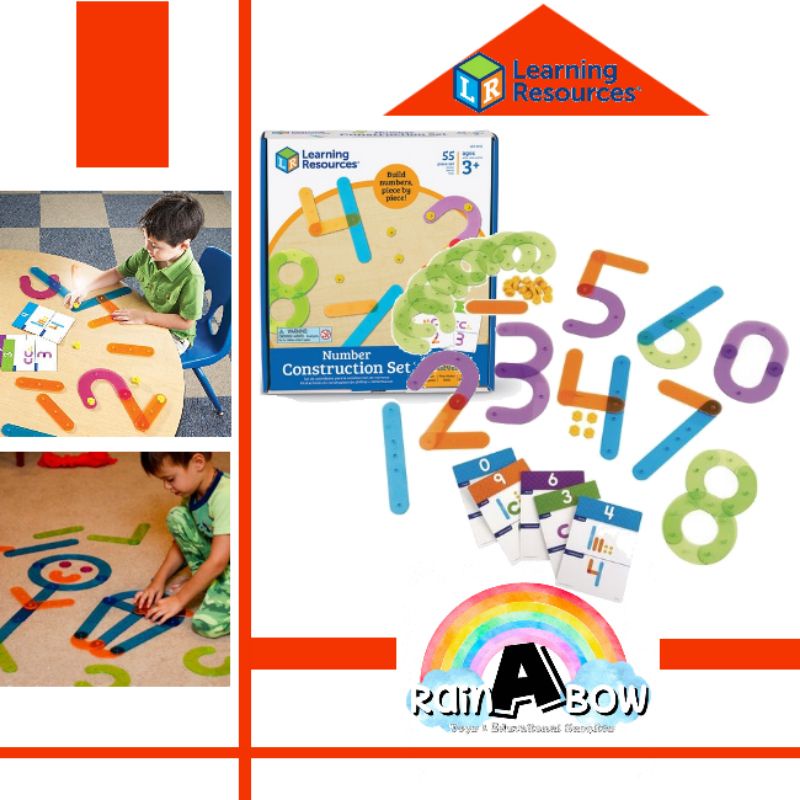 🛒 Learning Resources Number Construction Activity Set (55 Piece ...