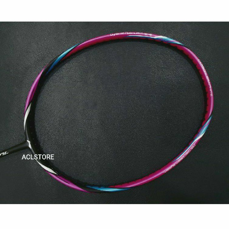 Li Ning ORIGINAL Turbo X80 II Black Pink Badminton Racket 3U | Shopee ...