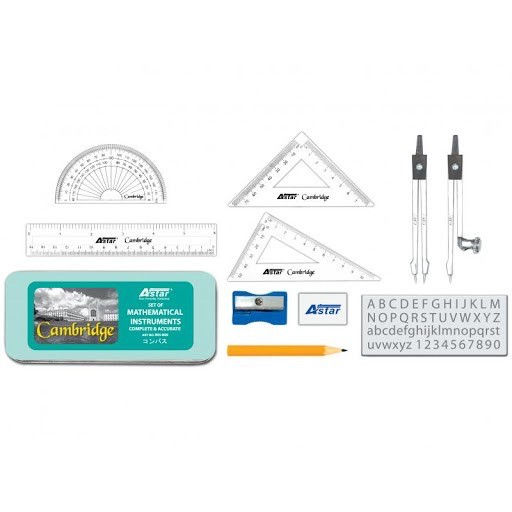 Astar Mathematic Instruments / Geometry Set / Math Set / Jangka Lukis ...