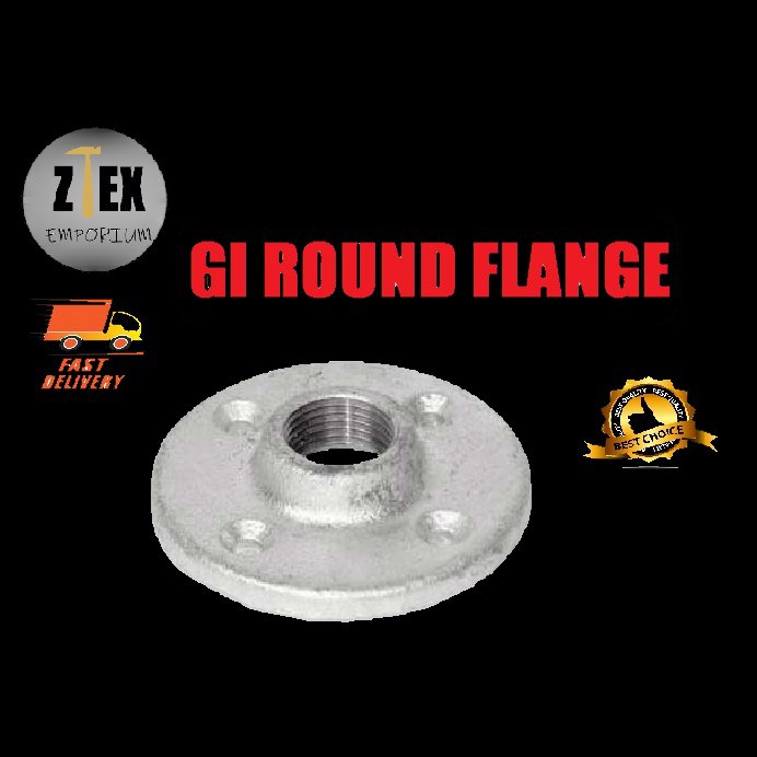GI Round Flange 1 Inch | Shopee Malaysia