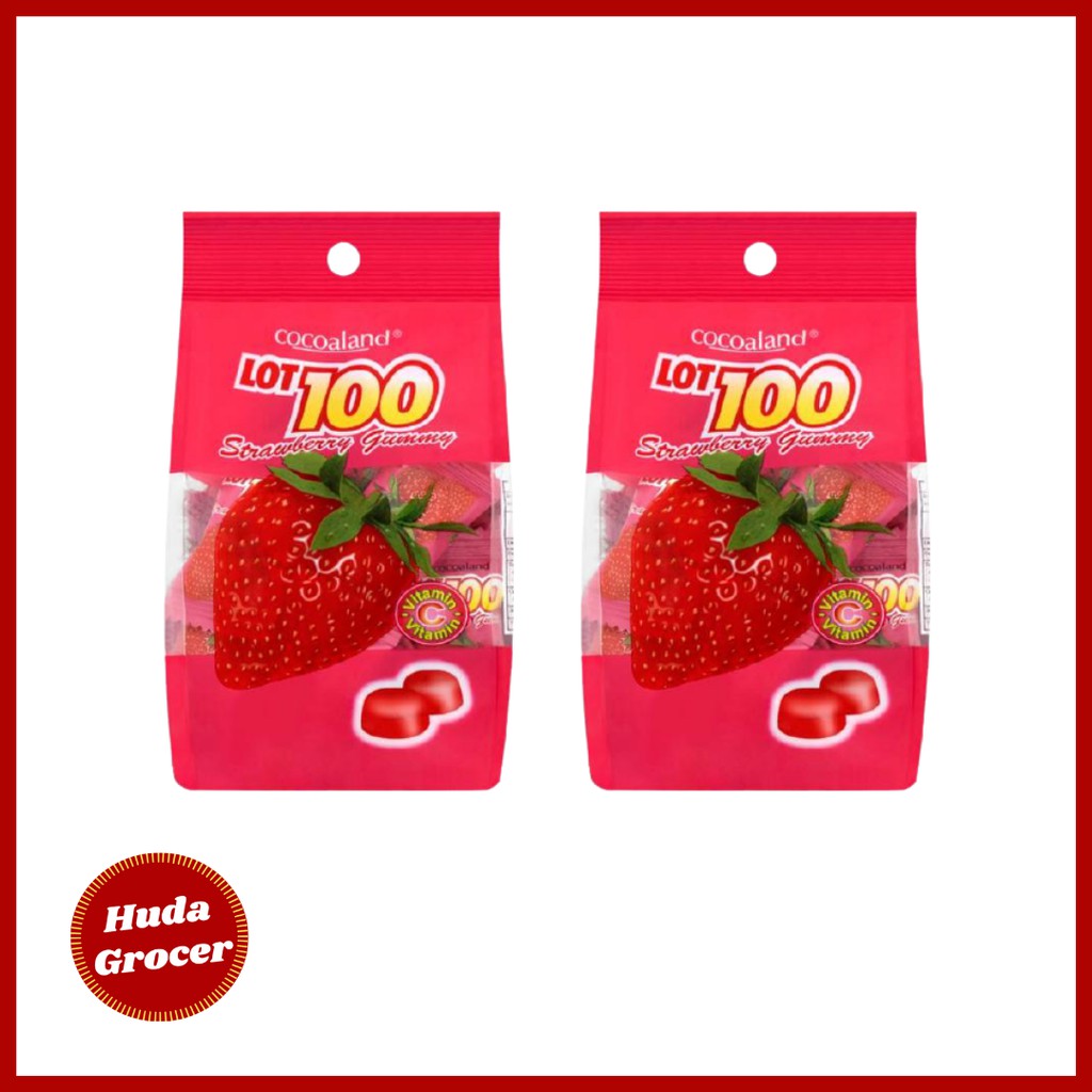 Lot 100 Strawberry Flavoured Gummy 150g | Shopee Malaysia