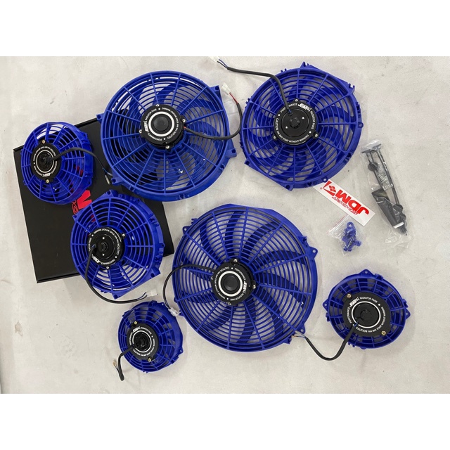 44184 - JDM SUPER HIGH SPEED radiator fan tornado ( hispeed ) 6 / 7 / 9 ...