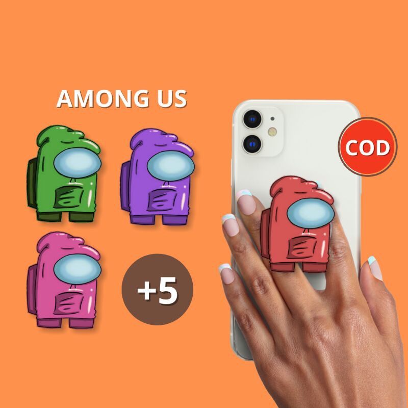 Among Us Pop Socket Popsocket Popsocket Popsocket Acrylic Griptok ...