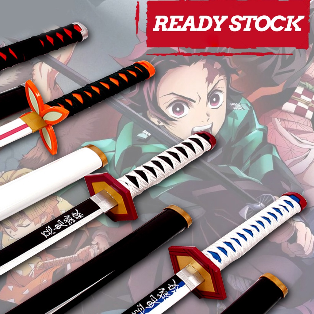 【READY STOCK】Demon Slayer Sword Toy 104cm Tanjiro Kokushibo Kyojuro ...