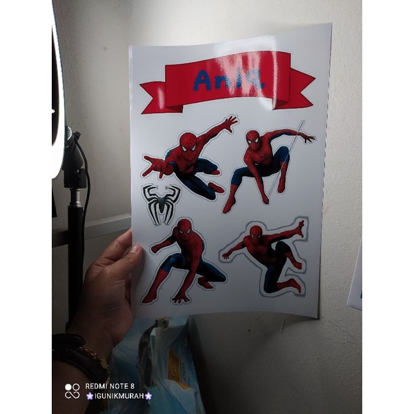 topper cake only merdeka barbie frozen upin ipin mickey omarhana ...