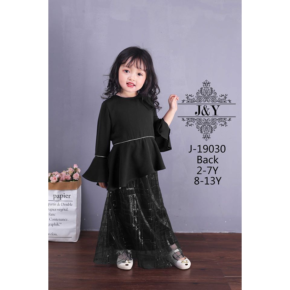 J & Y BAJU RAYA - BLACK ( SIZE 1Y-6Y ) | Shopee Malaysia