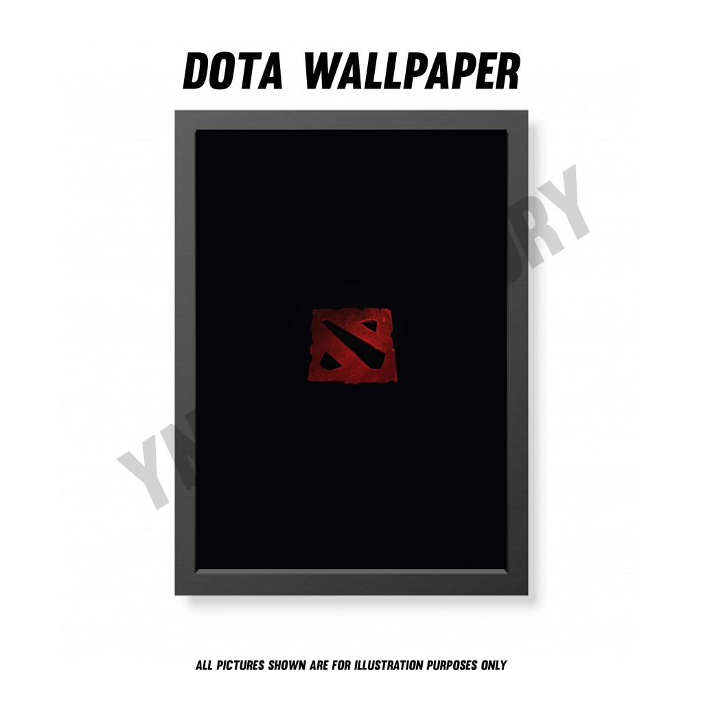 DOTA 2 Gaming Wallpaper! For your GAMING ROOM! FRAME INCLUDED! READY ...
