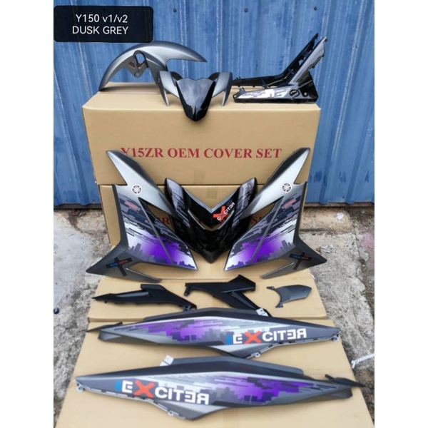 coverset y15 dusk grey v1/v2 | Shopee Malaysia