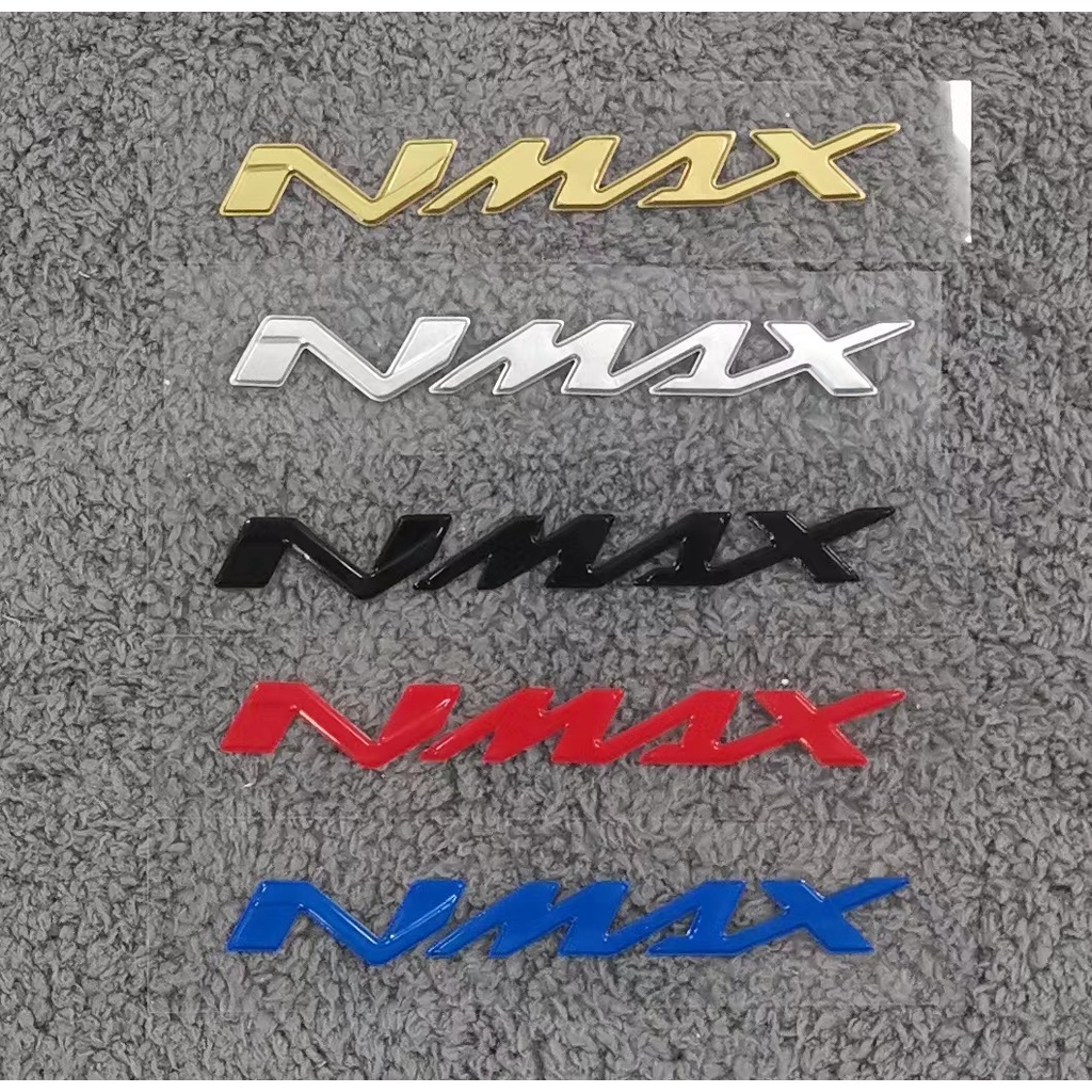 2pcs 3d Original Material Yamaha Nmax Logo Decals Motorcycle Emblem ...
