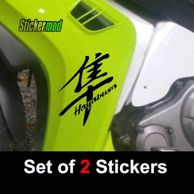 🔥BUY 1 FREE 1 🔥 Yamaha Suzuki Honda R15 HAYABUSA KANJI Stripe Motor ...