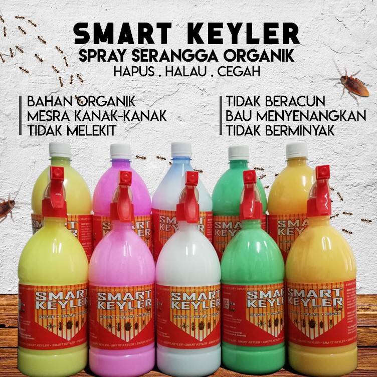 Smart Keyler Spray Serangga Organik Insect Repellent Spray Lipas semut ...