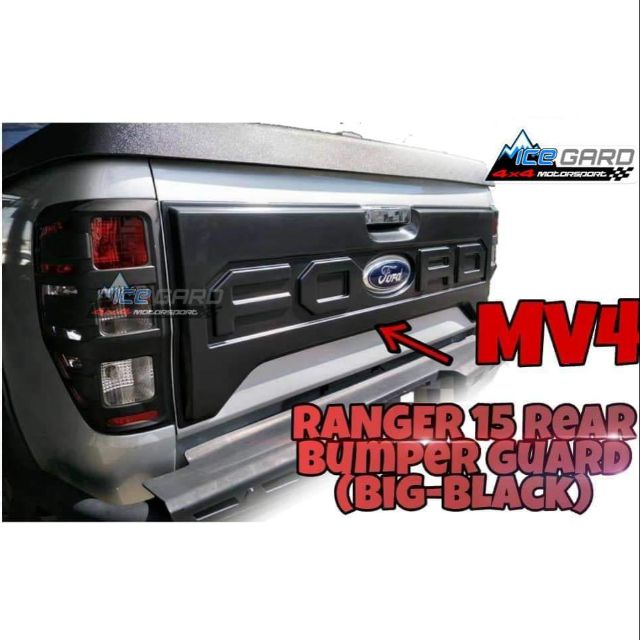 FORD RANGER REAR BUMPER GUARD TAILGATE COVER LID | Shopee Malaysia